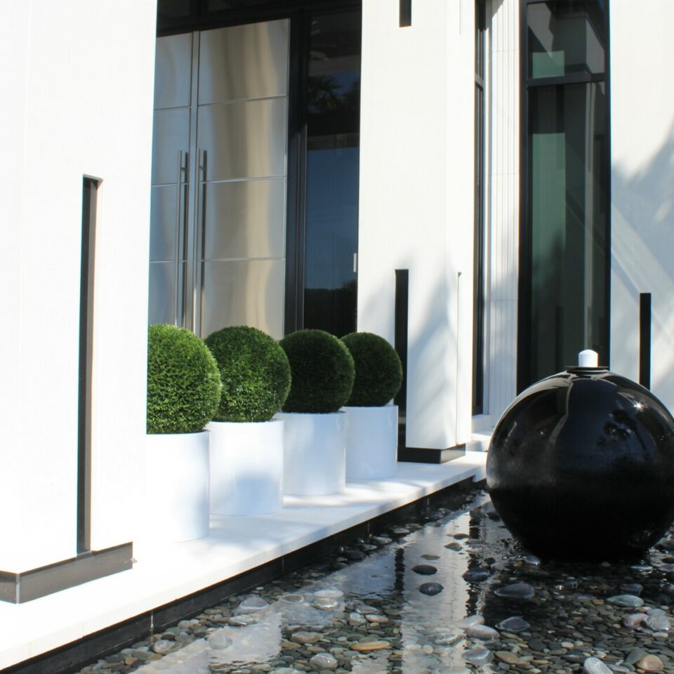 20″ Topiary with Max Fiberglass Vase - CFA Design Group