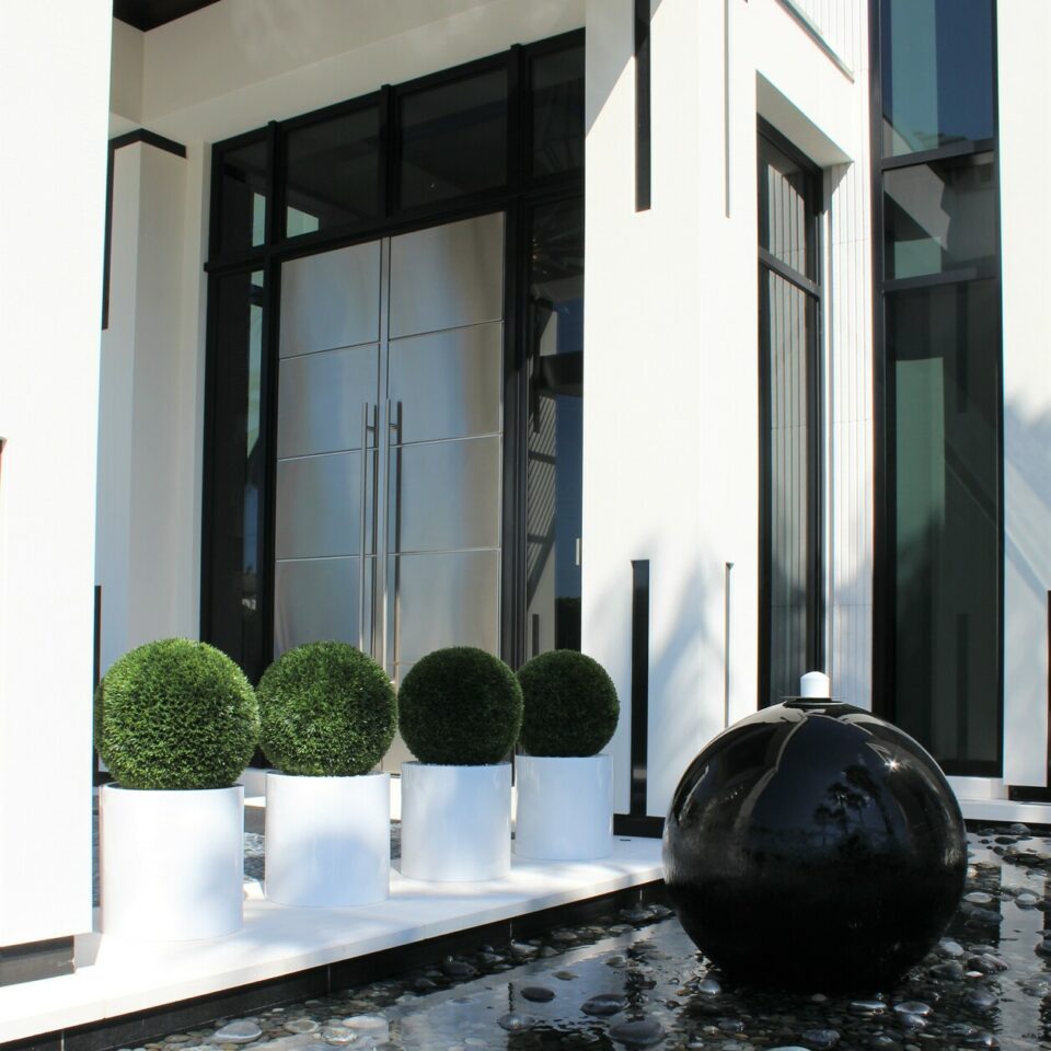 20″ Topiary with Max Fiberglass Vase - CFA Design Group