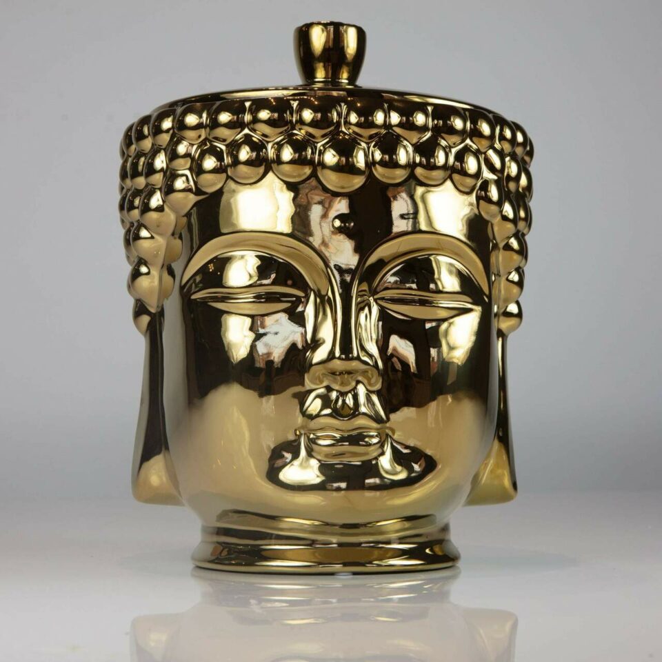 Gold Buddha Grande Candle - CFA Design Group