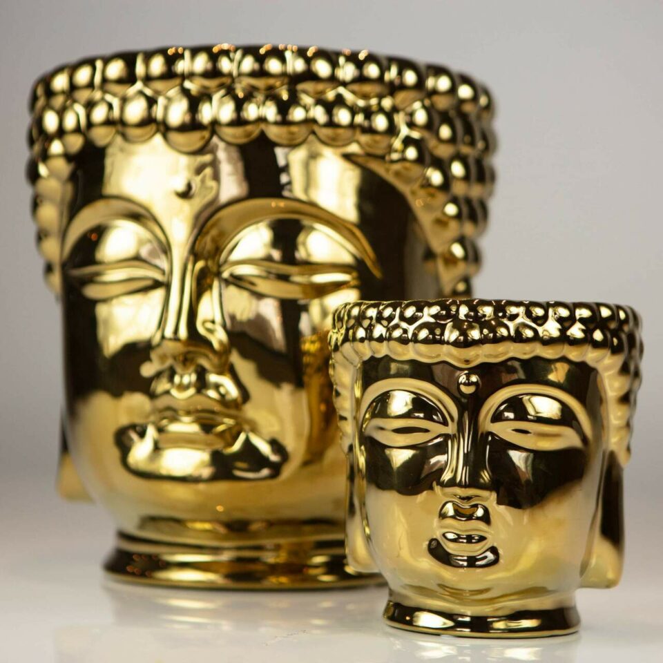 Gold Buddha Grande Candle - CFA Design Group